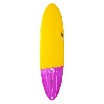 Sunride Surfboard Mal Blue Hibiscus - BUY ONLINE! - Manly Surfboards
