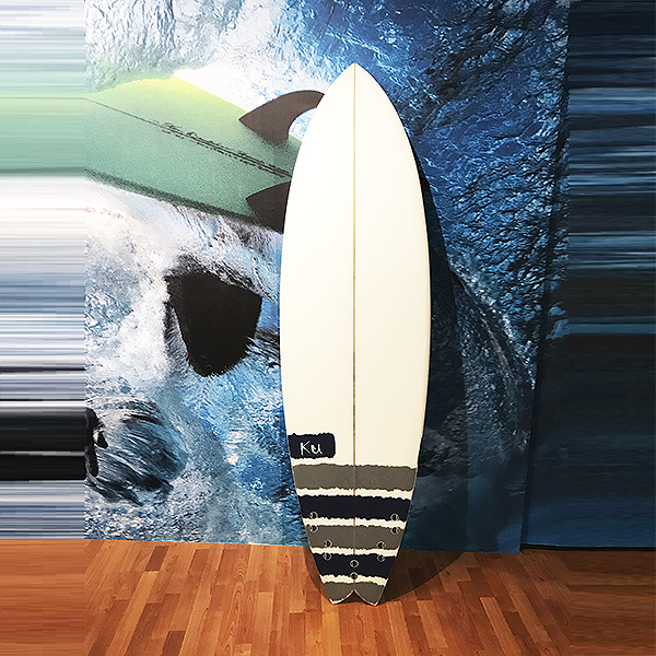 Ku 7'0 Fish Surfboard Blue Tail - Manly Surfboards